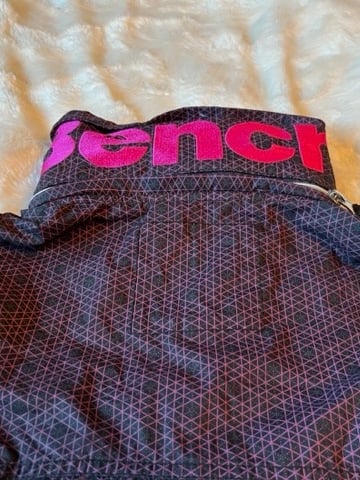 Starluv.ca: Bench Hooded BBQ Jacket Black Pink Ladies Junior Size Small